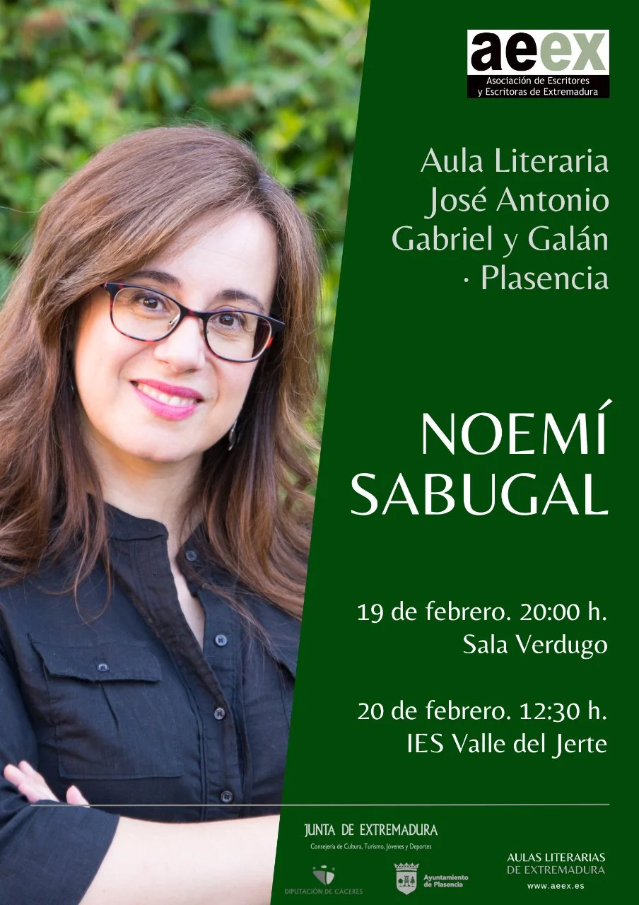Aula literaria: Noemí Sabugal - PlasenciaDigital