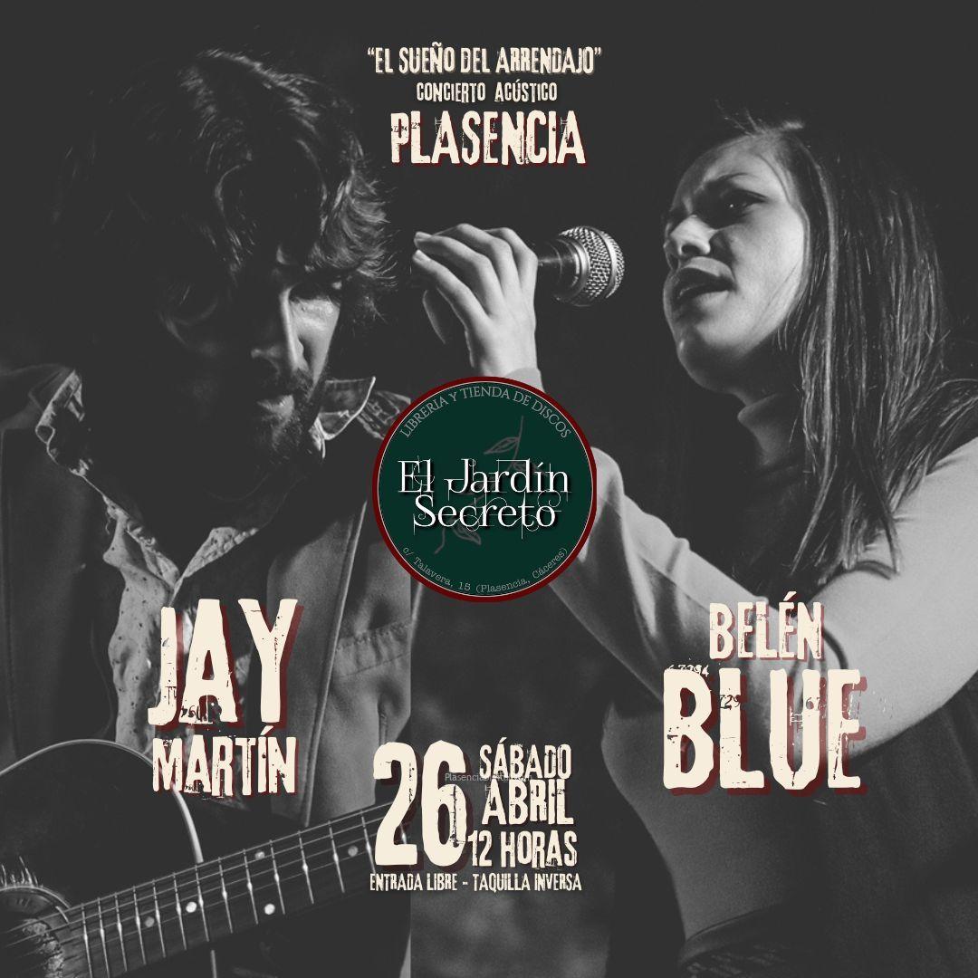 Concierto de Jay Martín y Belén Blue - PlasenciaDigital